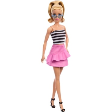 Barbie Fashionistas Doll #221 with Natural Black Hair Wearing Removable ...