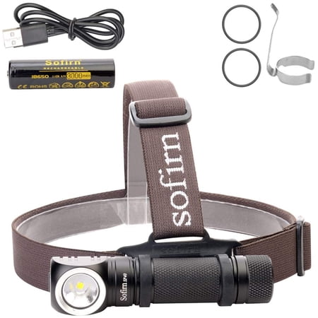 Sofirn Rechargeable Headlamp, CREE XP-L Led Bright 1200 Lumens Outdoor ...