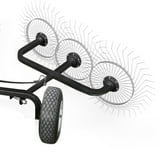 Yard Tuff 60-Inch Steel Tow Behind Acreage Rake, ATV Pull Tractor ...