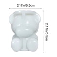 Bear Shape Silicone Ice Mold, Cartoon Ice Bear Maker Tray, Flexible ...