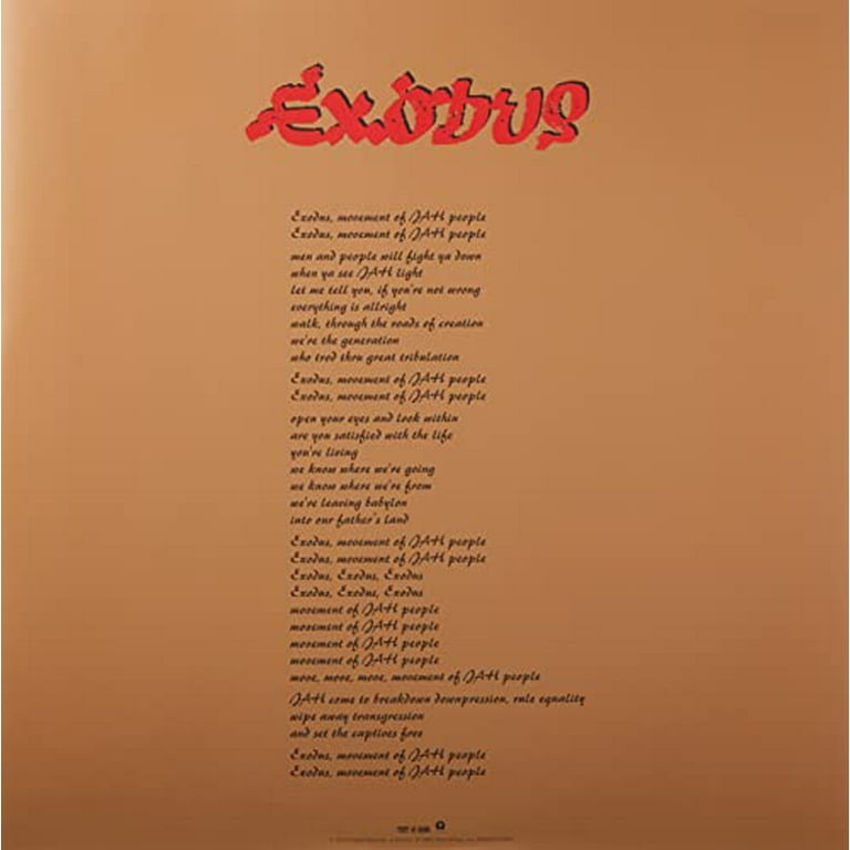 Bob Marley Album Cover Exodus