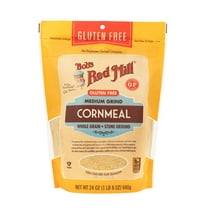 Bob's Red Mill Gluten Free Medium Grind Cornmeal, 100% Whole Grain ...