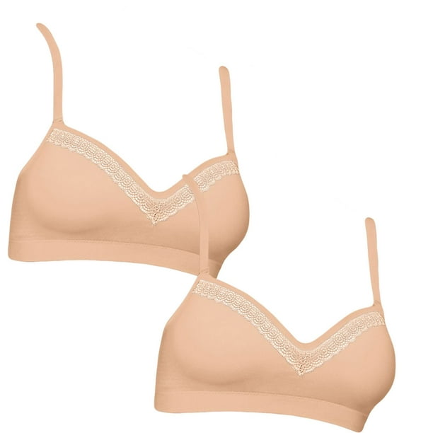 Hanes Women`s Ultimate Natural Lift Comfortflex Fit Wirefree Bra Set Of