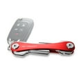 KeySmart Compact Key Holder - Extended, Red, Accommodates 2-8 Standard ...