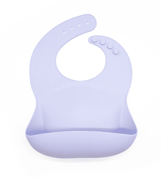 daintyBABY Silicone Bib- Purple - Walmart.com