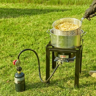Fryin' Saucer Outdoor Portable Propane Deep Fryer, Camping Grill & More ...