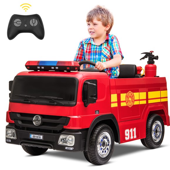 Kids Ride Fire Truck