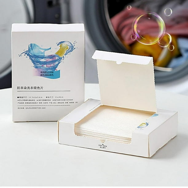 Household Color Catcher Sheets for Laundry Maintains Clothes Original ...
