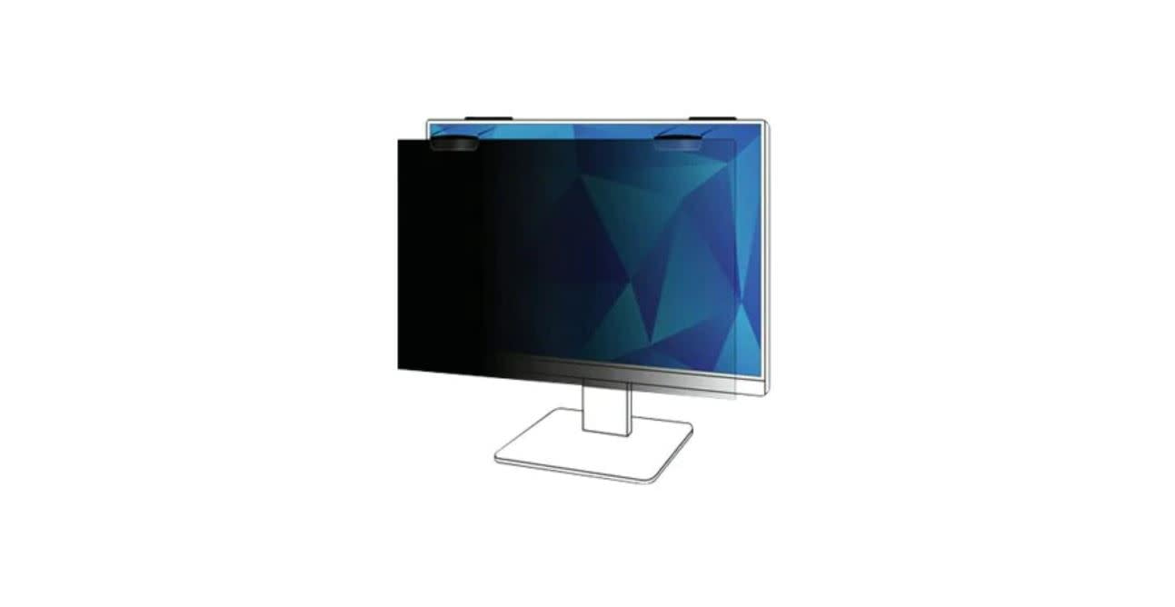 3M Privacy Screen Filter 25'' Black Model PF250W1EM - Walmart.com