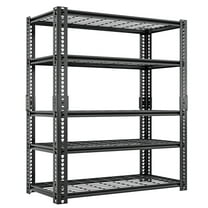 "Heavy Duty Storage Shelves, 5 Tier Metal Rack, 2000Lbs, 36""W x 72""H ...