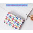 Colorful Happy Birthday Gift Wrapping Paper for Children, 3 Large ...