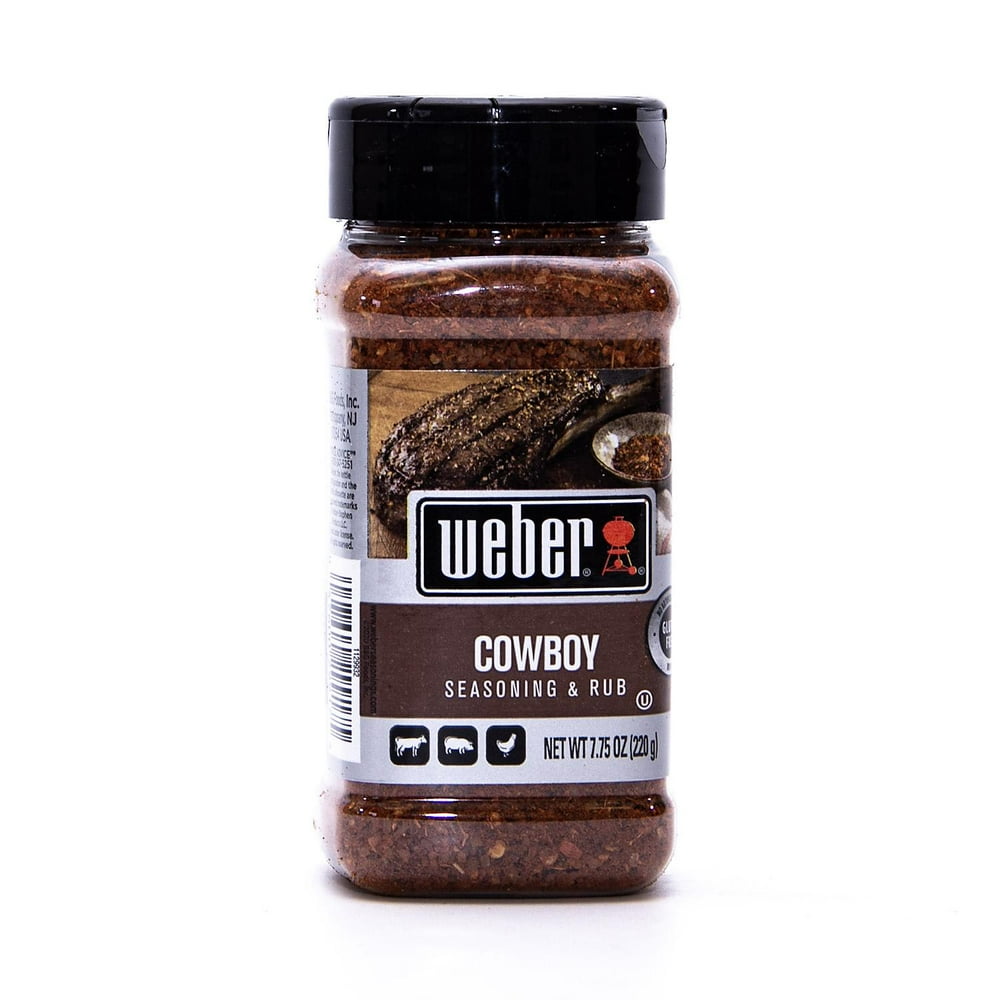 Weber Cowboy Seasoning & Rub (7.75 oz.) - Walmart.com - Walmart.com