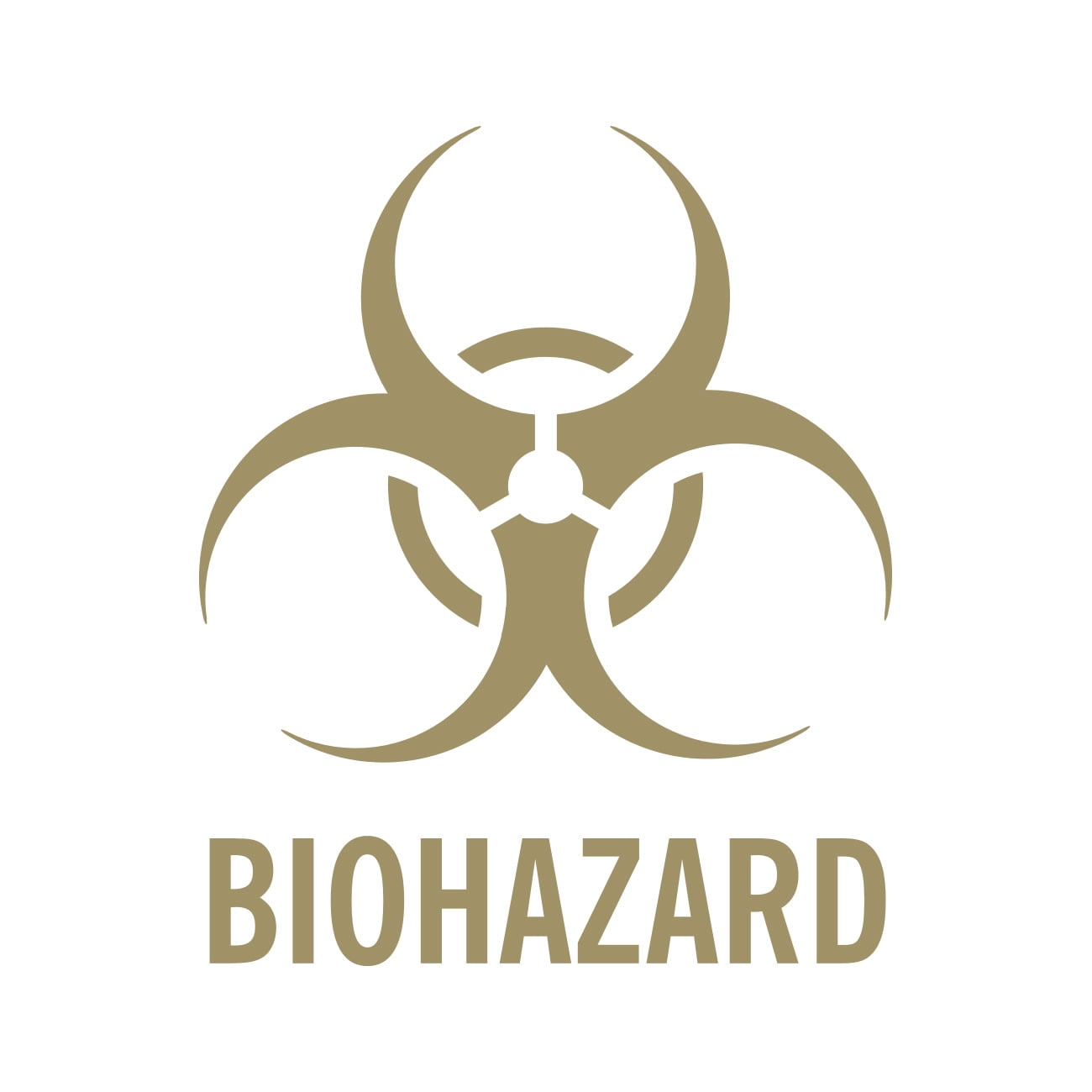 Biohazard Sticker Decal Die Cut - Self Adhesive Vinyl - Weatherproof ...