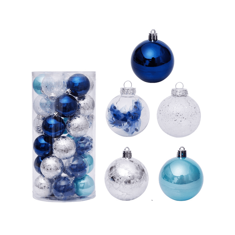 Click here for Unbranded 30pcs Christmas Balls 6cm For Tree Blue... prices
