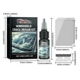 KCGYNP Windshield Crack Repair Kit, 20ml, Epoxy Resin Formula, UV ...