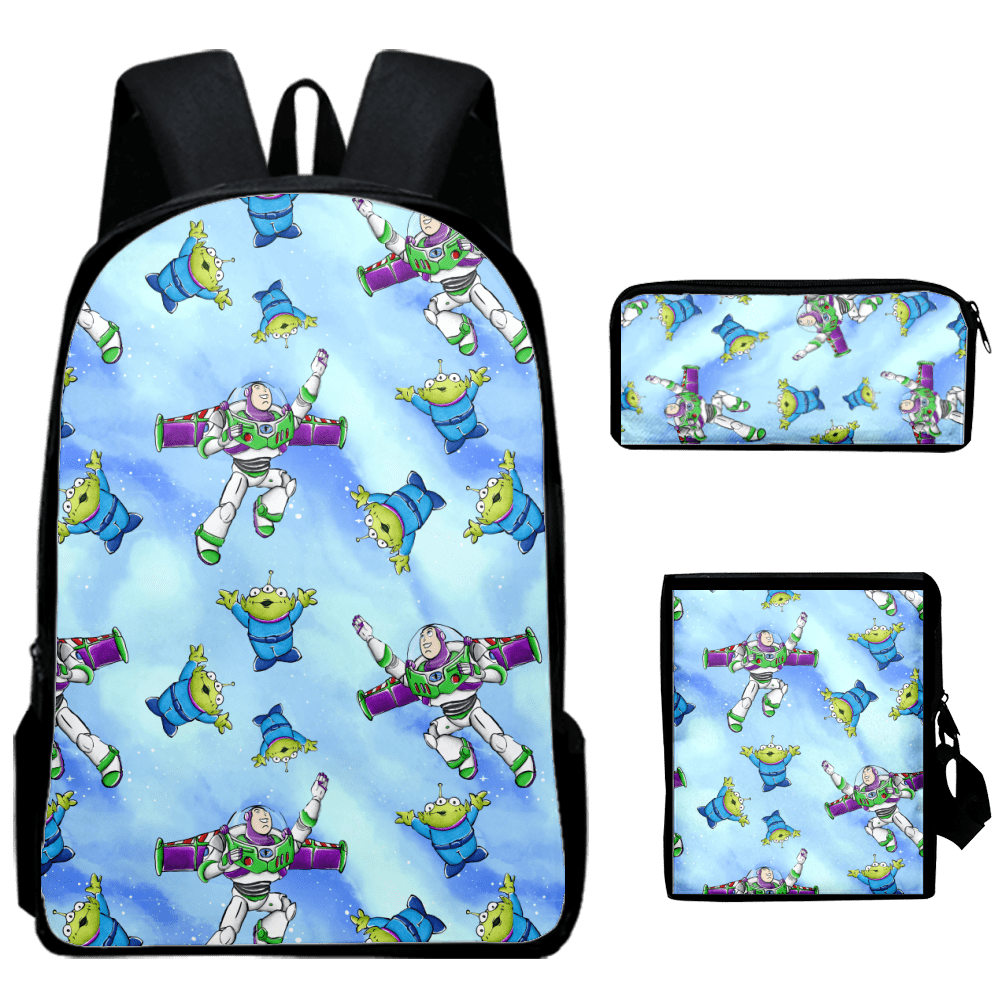 Toy Story Cartoon Bookbag Cool Shoulder Backpack with Crossbody Bag ...