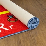 Free Shipping! KC Cubs Playtime ABC Numbers Shapes Educational Area Rug ...