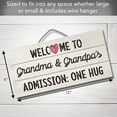 CounterArt "One Hug" Decorative Slatted Pallet Wood Sign 12" by 6 ...