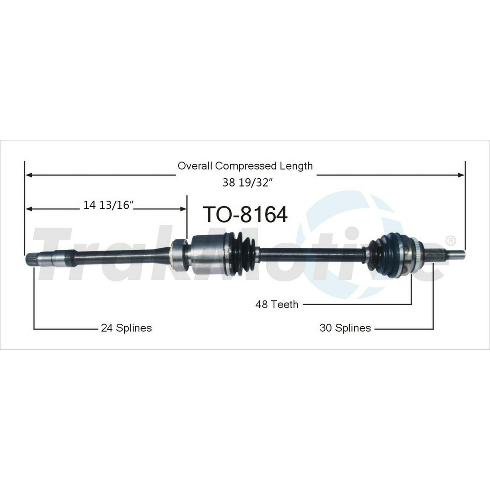 Click here for Trakmotive Cv Axle Shaft To-8164 Premium; Oem Repl... prices
