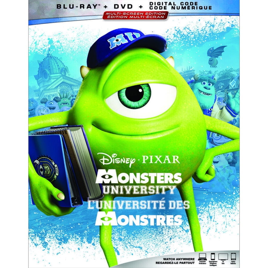 Monsters University Blu Ray Disc