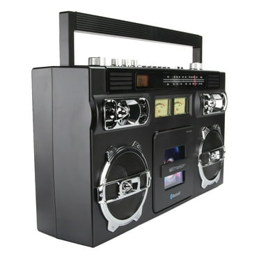 Studebaker 80s Retro Street Boom Box: Portable Bluetooth, FM Radio, CD ...