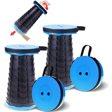 Portable Retractable Folding Stool, BTideas Adjustable Camping Stool ...