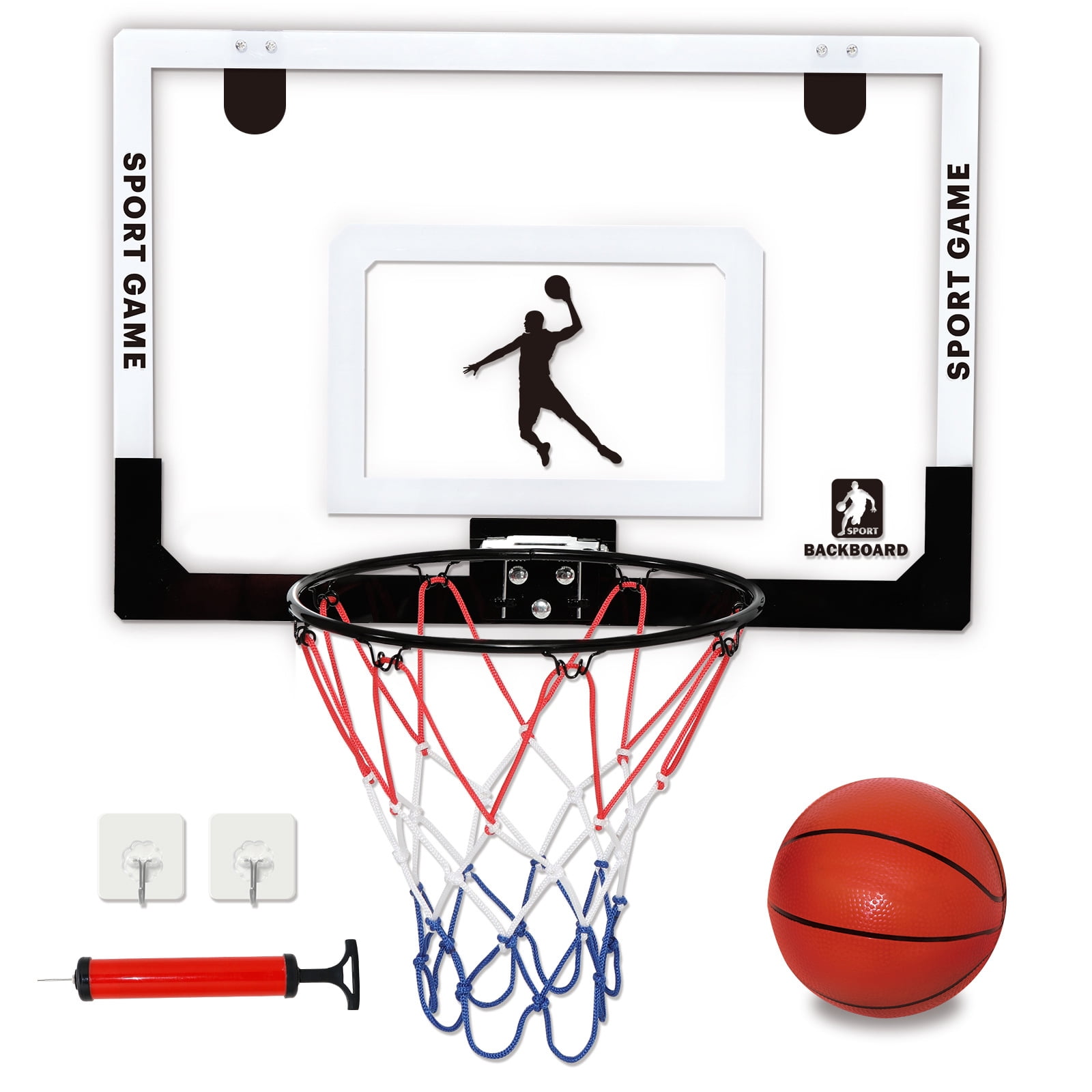 OMZER Mini Basketball Hoop for Kids - Basketball Hoop for Door with ...