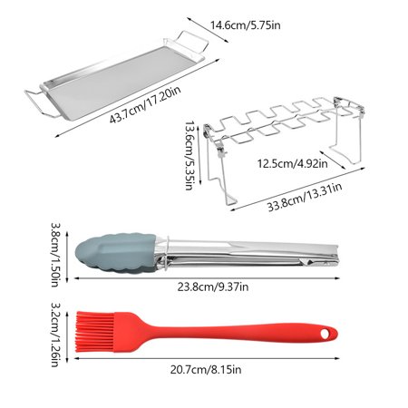 Grill Chicken Leg Rack Stainless Holder Chicken Leg Stand Steel ...