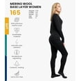 Merino.tech Women’s Base Layer Set - 𝗧𝗵𝗲𝗿𝗺𝗮𝗹 Merino Wool Top and Bottom ...