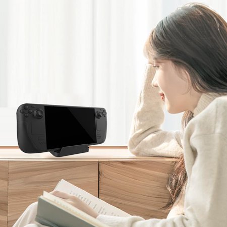 Jinveno Portable Game Console Stand for Steam Deck with 1.5m Charging ...