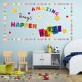 Classroom Bulletin Board Decor Colorful Decoration Set Welcome Banner ...