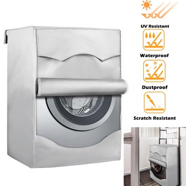 Washer and Dryer Cover, Zipper Design Wash Machine Cover, Waterproof ...