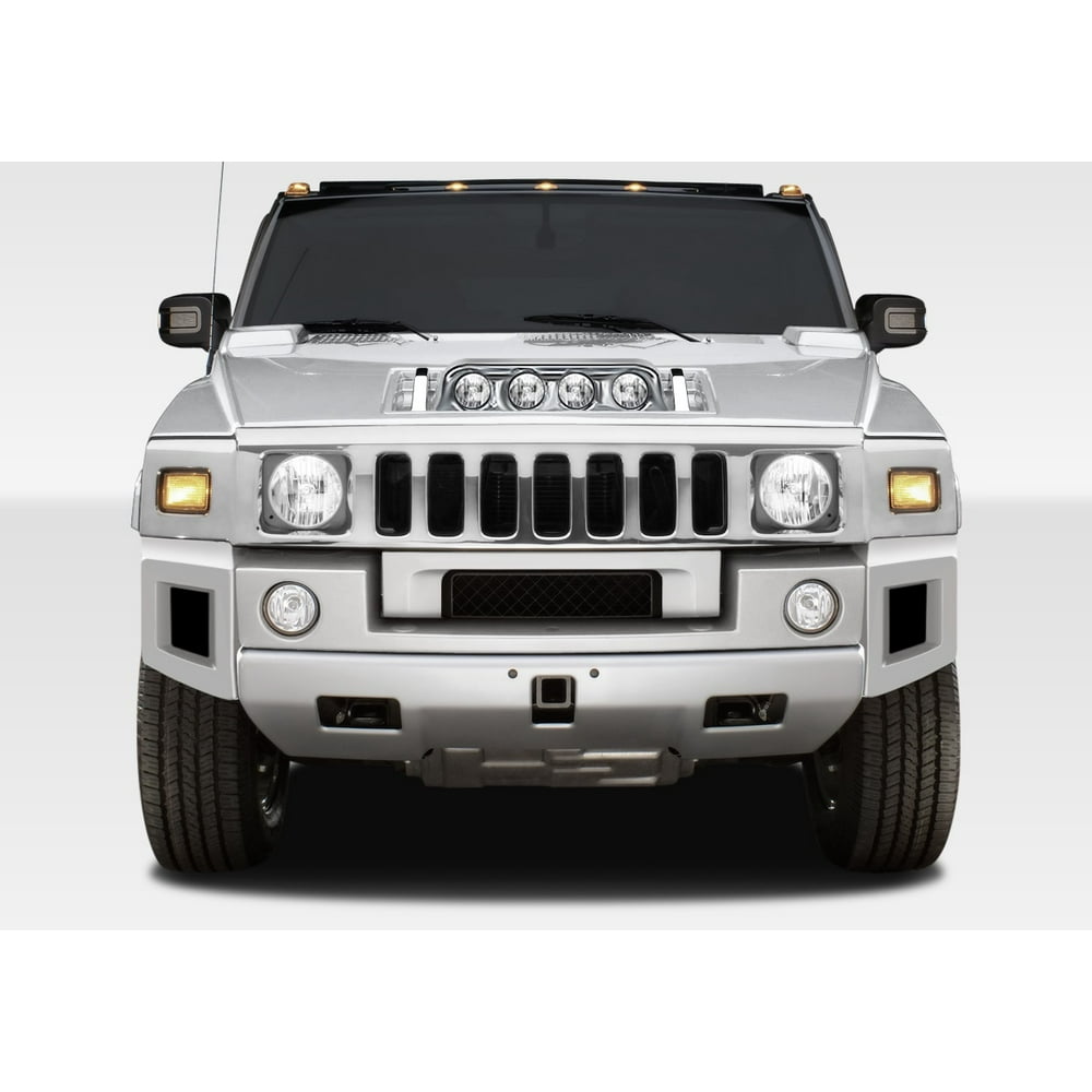 2003-2009 Hummer H2 Duraflex BR-N Front Add Ons Spat Bumper Extensions ...