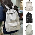 Simple Cartoon Butterfly Backpack Large Capacity Lightweight Travel ...