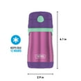 Thermos Baby Vacuum Insulated Stainless Steel Sippy Cup, 10oz, Purple ...