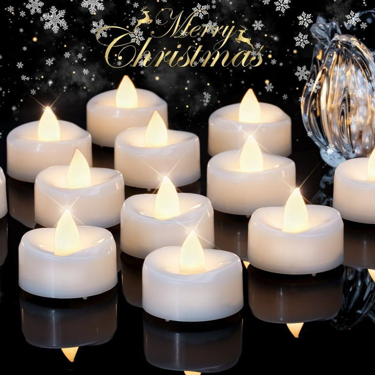 Battery Operated Tea Lights By Northlight Metallic Gold LED Lighted