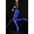 Women Oil Shiny Stockings Solid Color Footed Legging Dance Sports Yoga