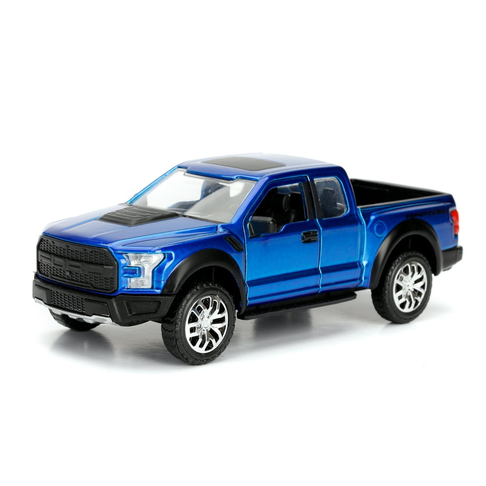 Ford 1:32 Scale Blue '17 Ford F150 Raptor Diecast Truck - Walmart.com ...