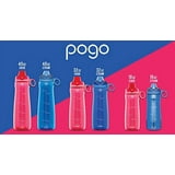 Pogo BPA-Free Plastic Water Bottle with Soft Straw, Fuchsia, 32 oz ...