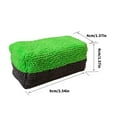 3pcs Double Sided Microfiber Sponges Scratch Frees Application ...