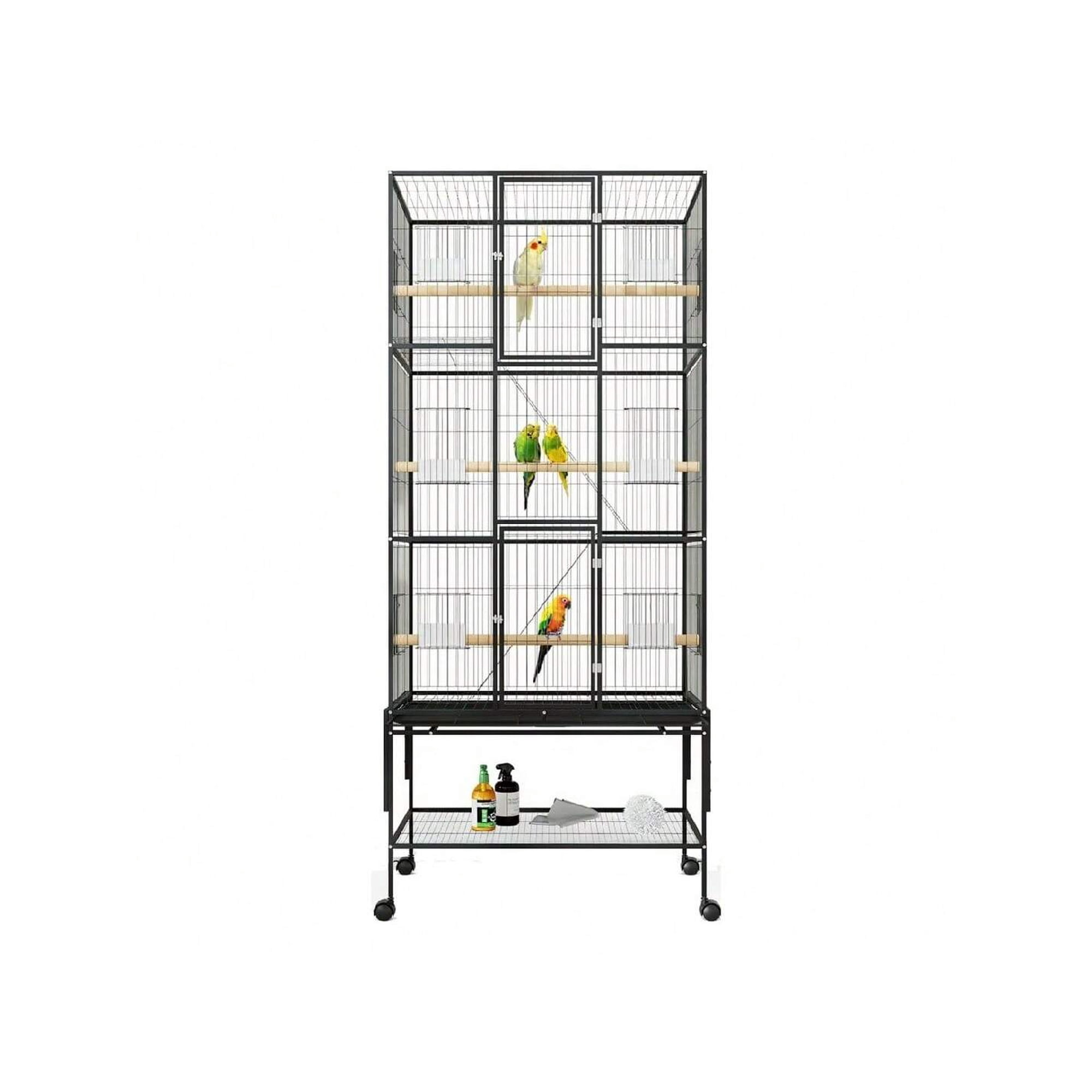 Click here for Ourlova 69 Inch Extra Large Bird Cage Wrought Iron... prices