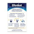 Efferdent Retainer & Denture Cleaner Tablets, Overnight Whitening, 126 ...