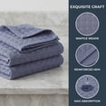 Unique Bargains 100% Cotton Waffle Weave Kitchen Towels 4 Pack Grey ...