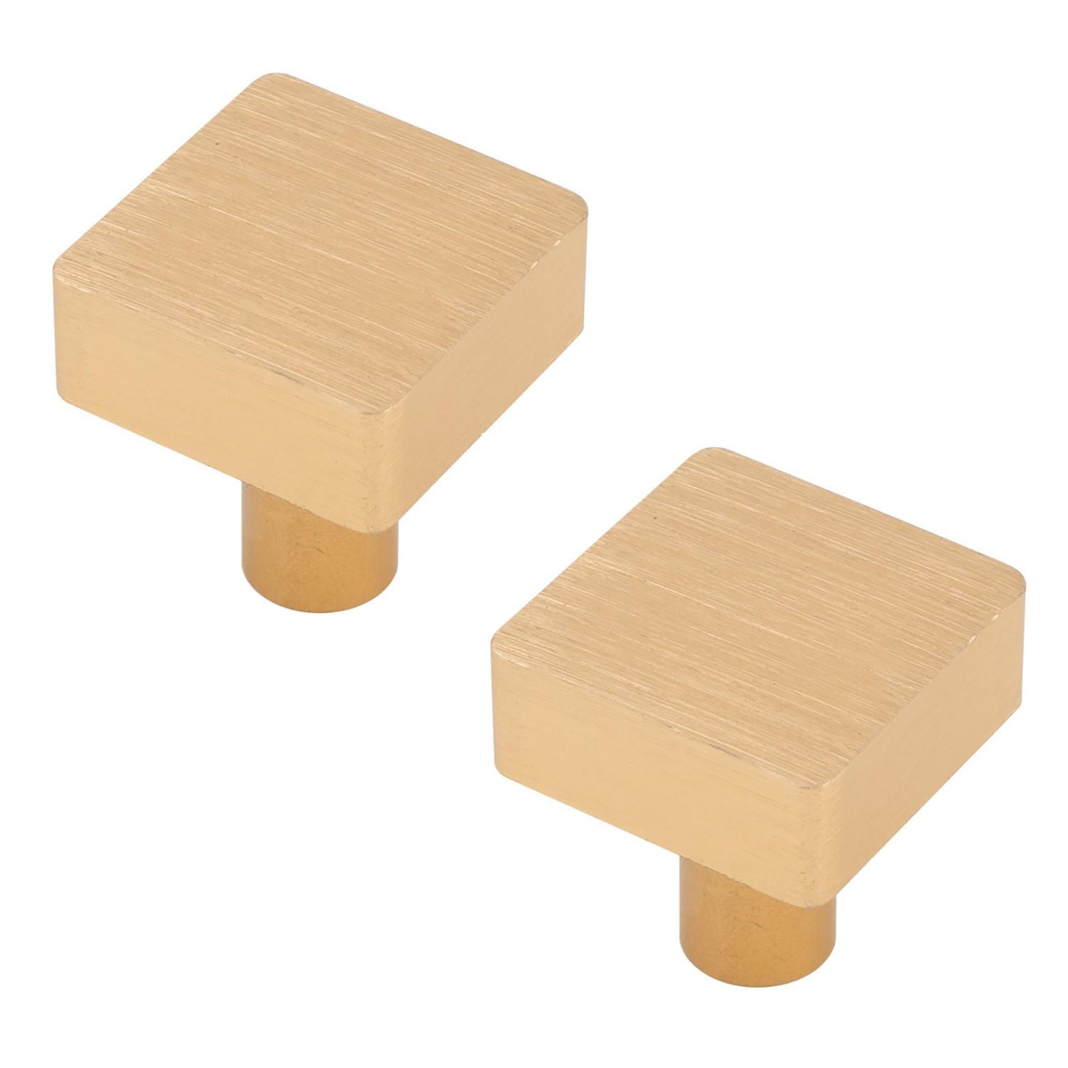 Click here for Columbia Frame Era Square Knob 2-Pack Brushed Gold... prices