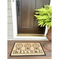 Achim Coco Mat Daisy Door Mat,18" x 30", Brown - Walmart.com