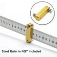 Steel Ruler Positioning Block Scribe Mark Line Gauge Carpenter ...