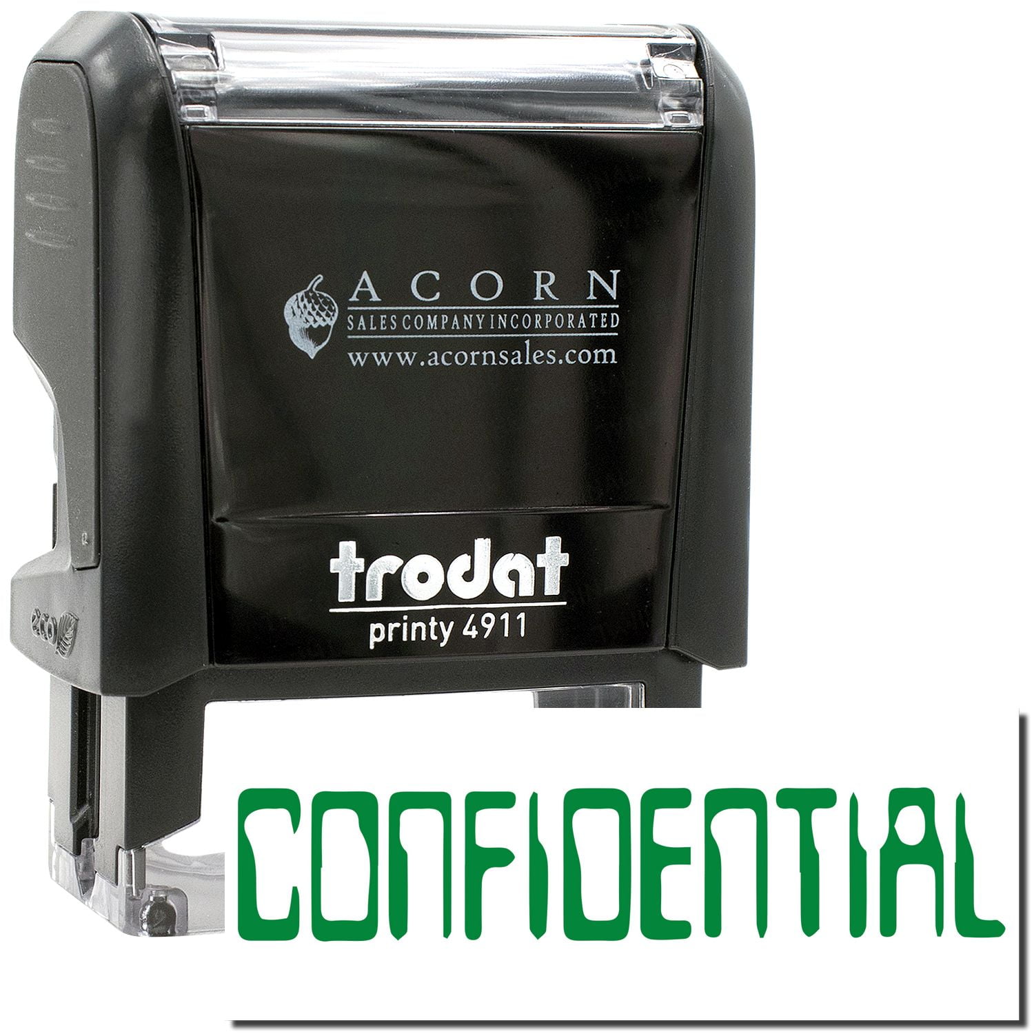 Self-Inking Barcode Confidential Stamp, Trodat Printy 4911, Press and ...