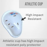 Cricket Best Buy High Resistant Poly Cricket Groin Protector, White ...