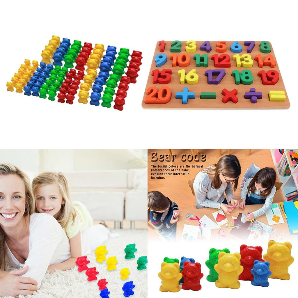 Aprendizaje de Números Contando Oso Playset de Juguetes Matemáticos ...
