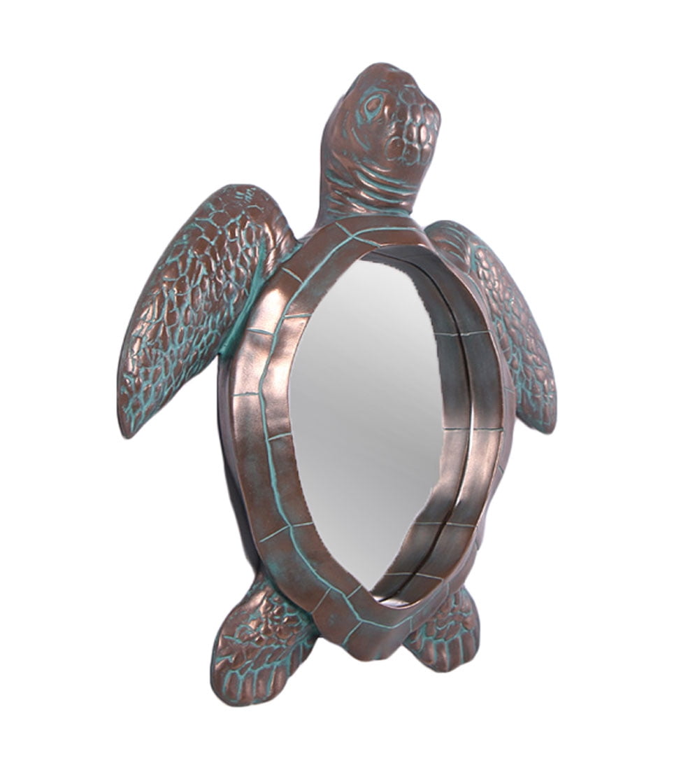 Sea Turtle Mirror Wall Decor Accent Bronze Finish 28 Inch H - Walmart.com